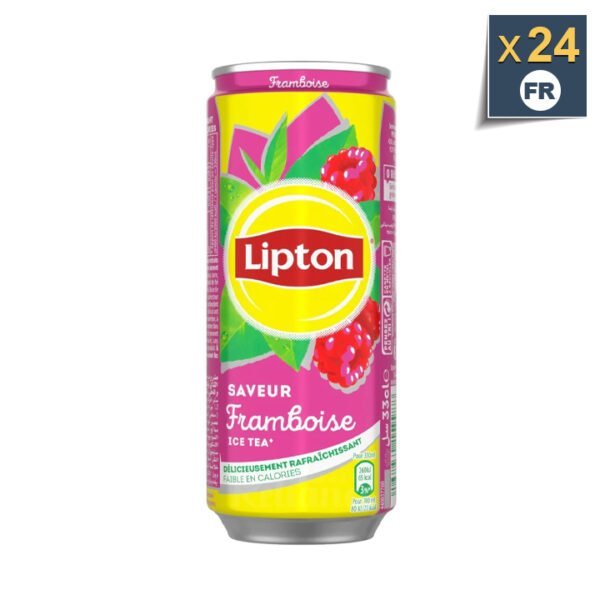 Lipton Ice Tea Framboise - Pack de 24 Canettes