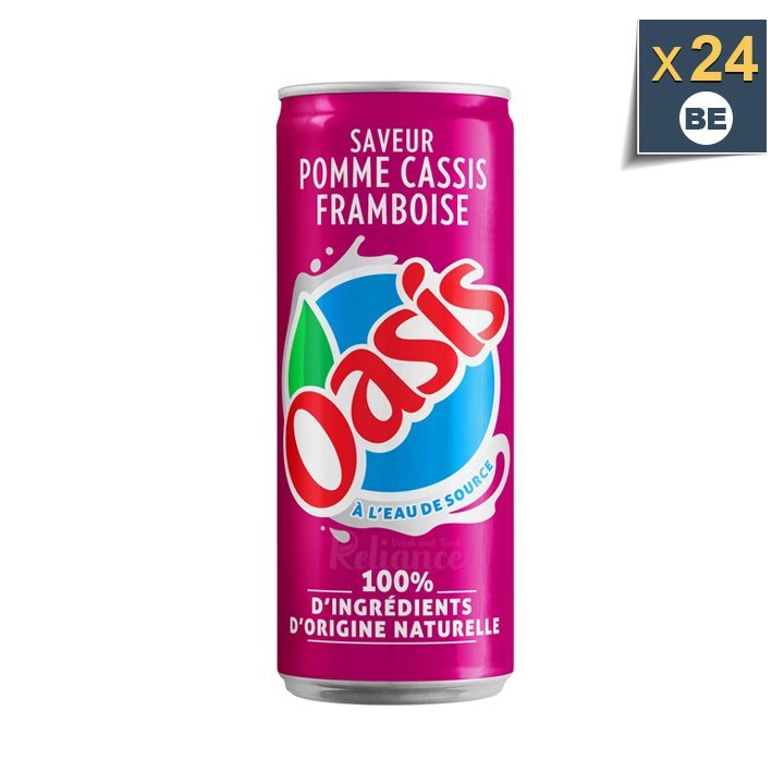 Oasis Pomme Cassis 24x33cl: Boisson Fruitée Généreuse