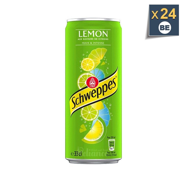 Schweppes Lemon 24x33cl: Découvrez la Fraîcheur Pétillante