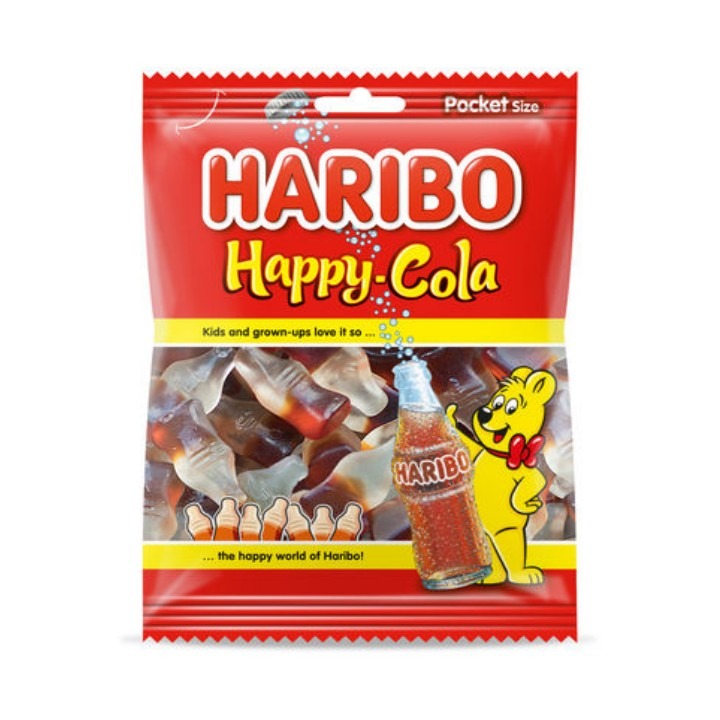 Haribo Happy-Cola 1x75gr: Snack Sucré à Emporter Partout